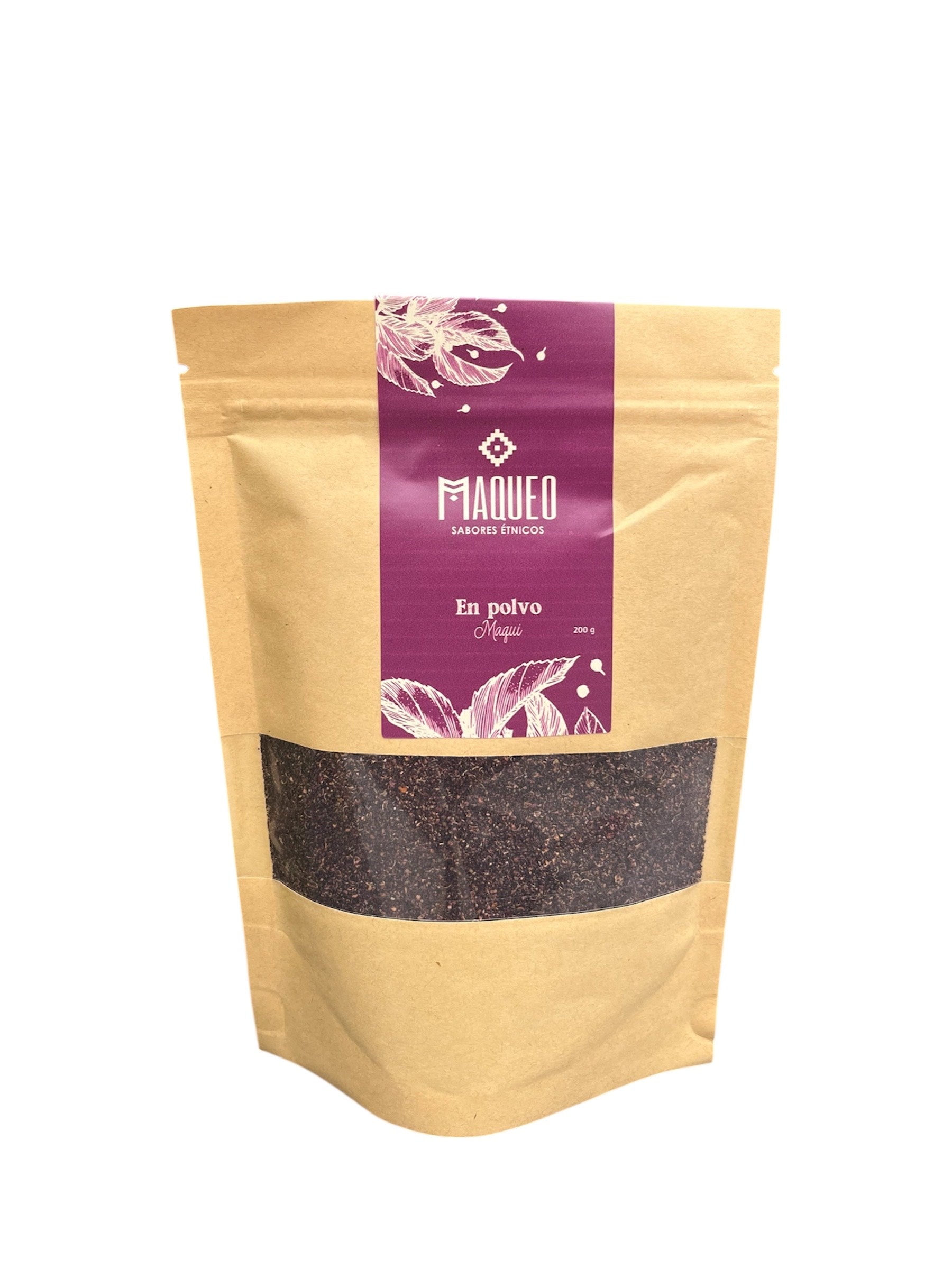Maqui en Polvo 200gr Maqueo | Antioxidante Natural y Energía – Mercado ...
